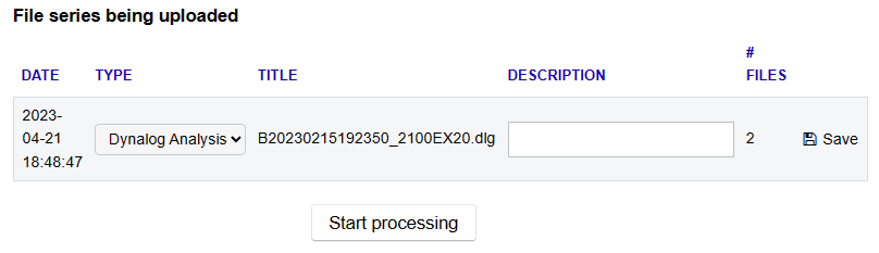 Dynalog Import – Standard Imaging