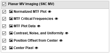 Planar MV Imaging (MV-QA) – Standard Imaging